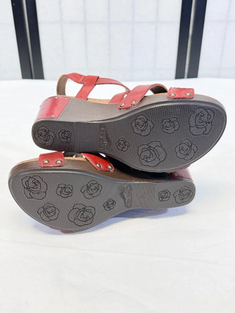 Dansko | Shoes | Dansko Frida Brown Leather Wedge Strappy Slingback ...